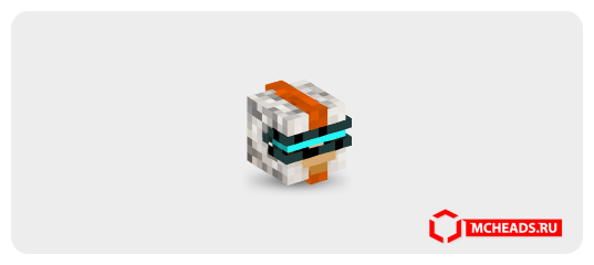 Cyborg Chicken — Minecraft head