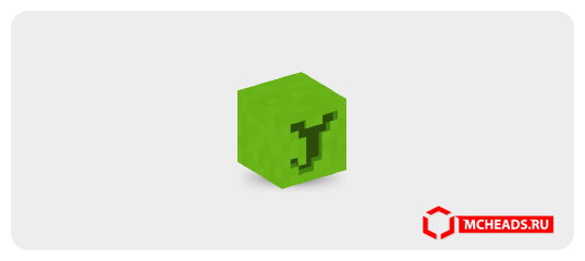 Lime У — Minecraft head