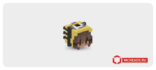 Girl in Minion Costume — Minecraft head