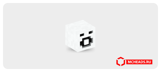 White Ö — Minecraft head
