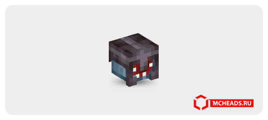 Squid with Netherite Helmet — Minecraft head