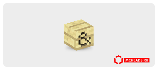 Birch Ampersand — Minecraft head