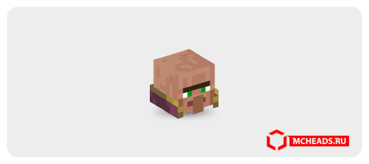 Cleric Villager — 30559 — Minecraft head