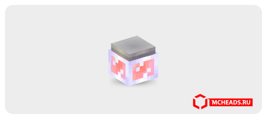 Potion (rose) — Minecraft head