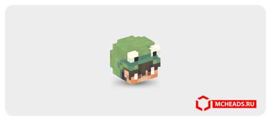 Boy in Frog Costume — 75618 — Minecraft head