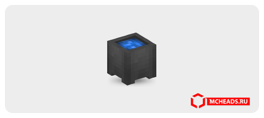 Water Filled Cauldron — Minecraft head