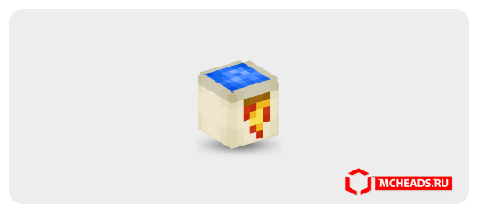 Blue Raspberry Slushie — Minecraft head