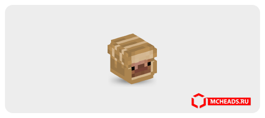 Steve Bread — Minecraft head