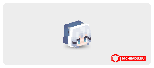 Gawr Gura — Minecraft head