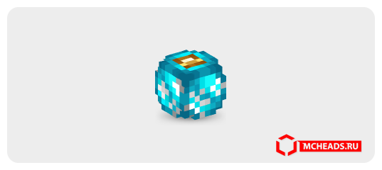 Bauble Ornament (blue snowflakes) — Minecraft head