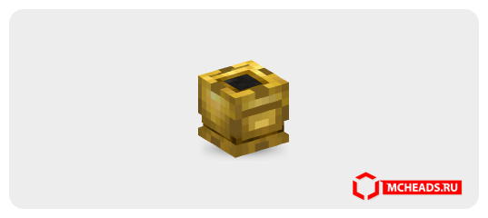 Golden Chalice (Guardian Face) — Minecraft head
