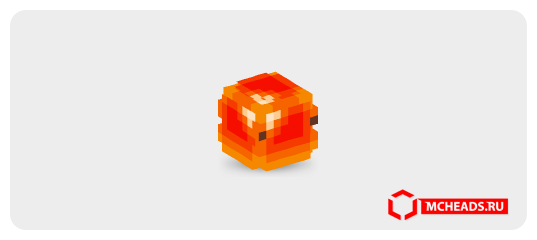 Fire Slime — Minecraft head