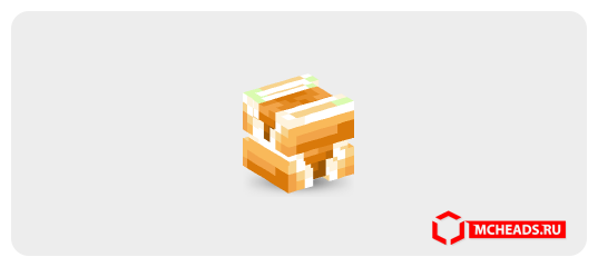 Медный слиток — Голова Майнкрафт
