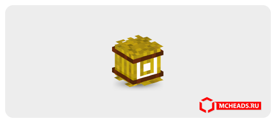 Hay Bale with Target — Minecraft head