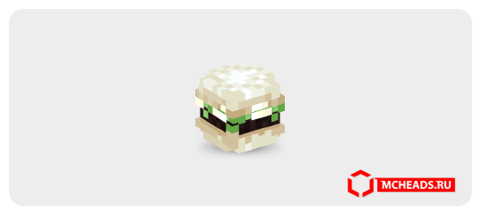 Crazy Hamburger — Minecraft head