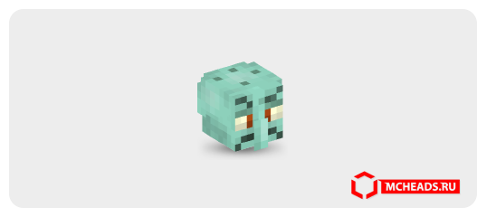 Squidward Tentacles — Minecraft head
