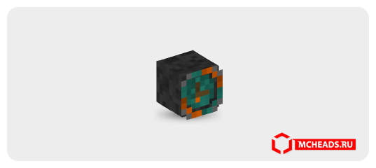 Rusted Clock — Minecraft head