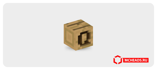 Oak Wood Q — Minecraft head