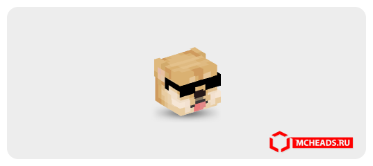 Cool Doge — Minecraft head