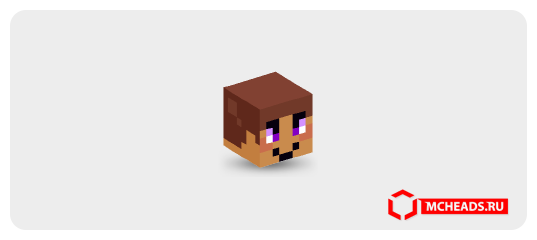 Emoticon Steve (Happy Blush) — Minecraft head