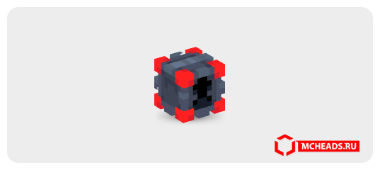Keyhole (red) — Minecraft head