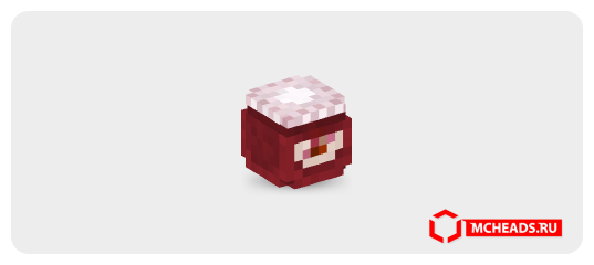 Pill Jar (red) — Minecraft head
