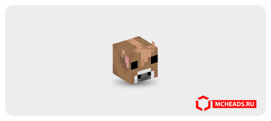 Brown Mooshroom — 38476 — Minecraft head