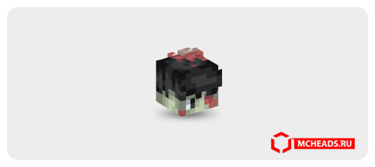 Injured Zombie — 3095 — Minecraft head