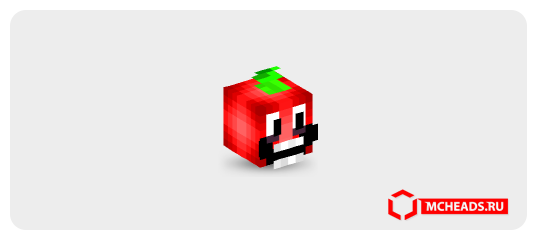 Happy Tomato — Minecraft head