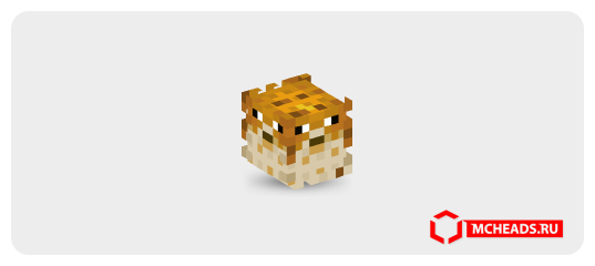 Two-Headed Pufferfish — Minecraft head