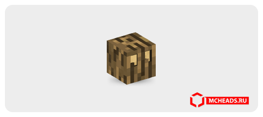 Oak Log Quote — 11120 — Minecraft head