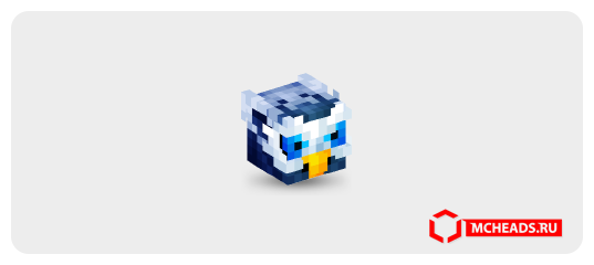 Snow Owl — Minecraft head