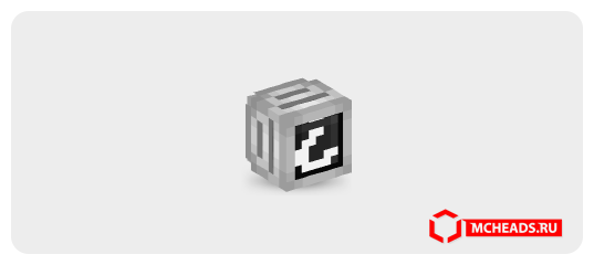 Monitor Reverse Question Mark — Minecraft head