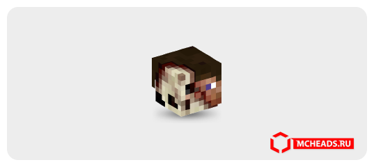 Rotting Steve — Minecraft head