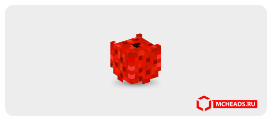 Currant (red) — Minecraft head