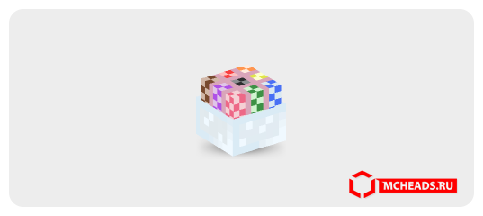 Candy Straws Bowl — Minecraft head