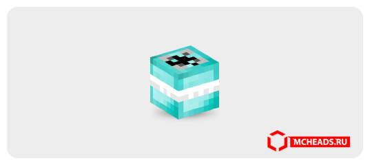Diamond TNT — Minecraft head