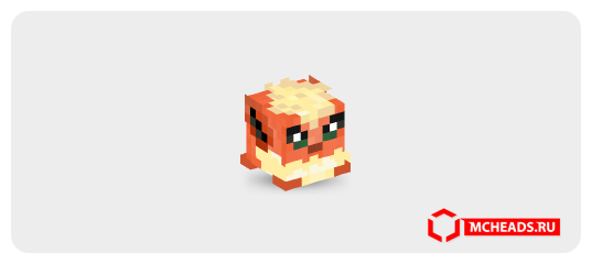 Flareon (#136) — 19800 — Minecraft head