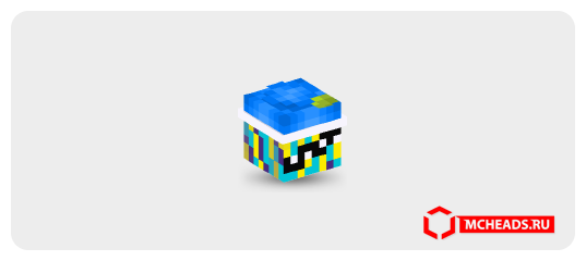 Blue Slurpee — Minecraft head