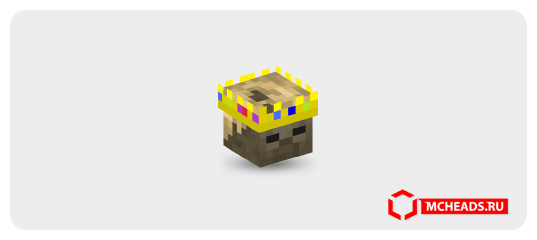 Crowned Husk — Minecraft head