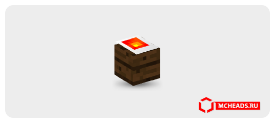 Fireball Card — Minecraft head