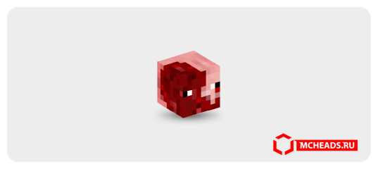 Nether Wart Pigman — Minecraft head