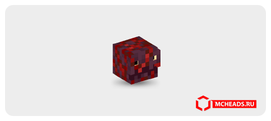 Tree Golem (Crimson) — Minecraft head