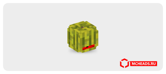 Watermelon Underscore — Minecraft head