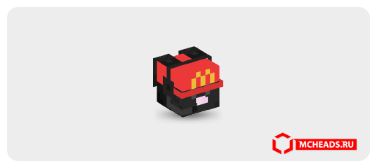 McDonalds Rabbit (black) — Minecraft head