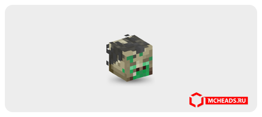 Acid Spitter Zombie — 57740 — Minecraft head
