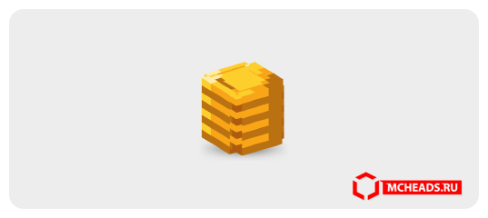 Pile Of Coins (Bronze) — Minecraft head