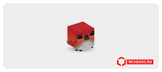 Red Bird — Minecraft head