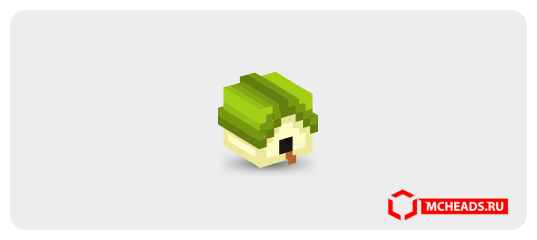 Bird House (lime) — 11601 — Minecraft head